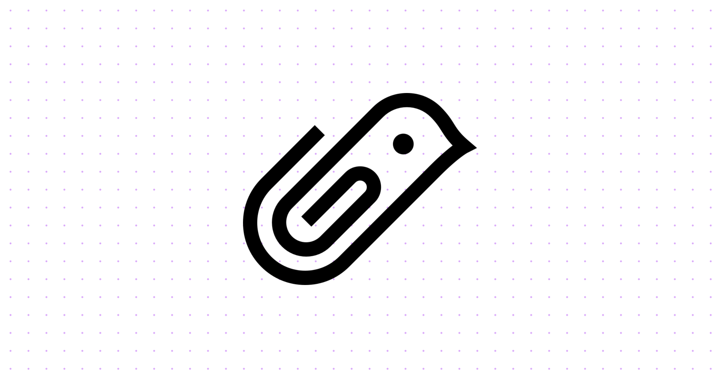 Paperclip Bird Logo for Sale - Bootstrap Logos
