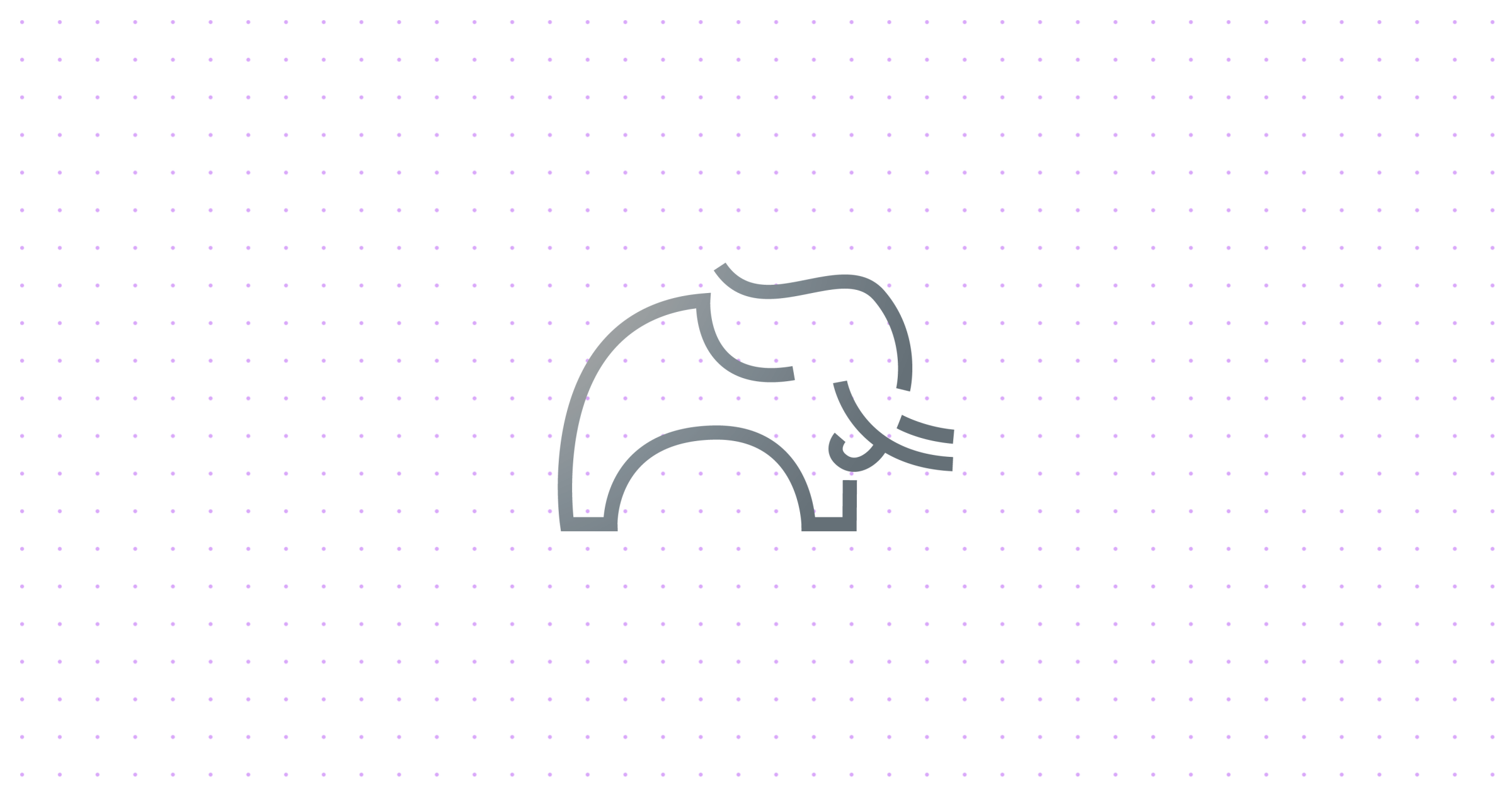 Silver Simple Elephant Logo for Sale - Bootstrap Logos