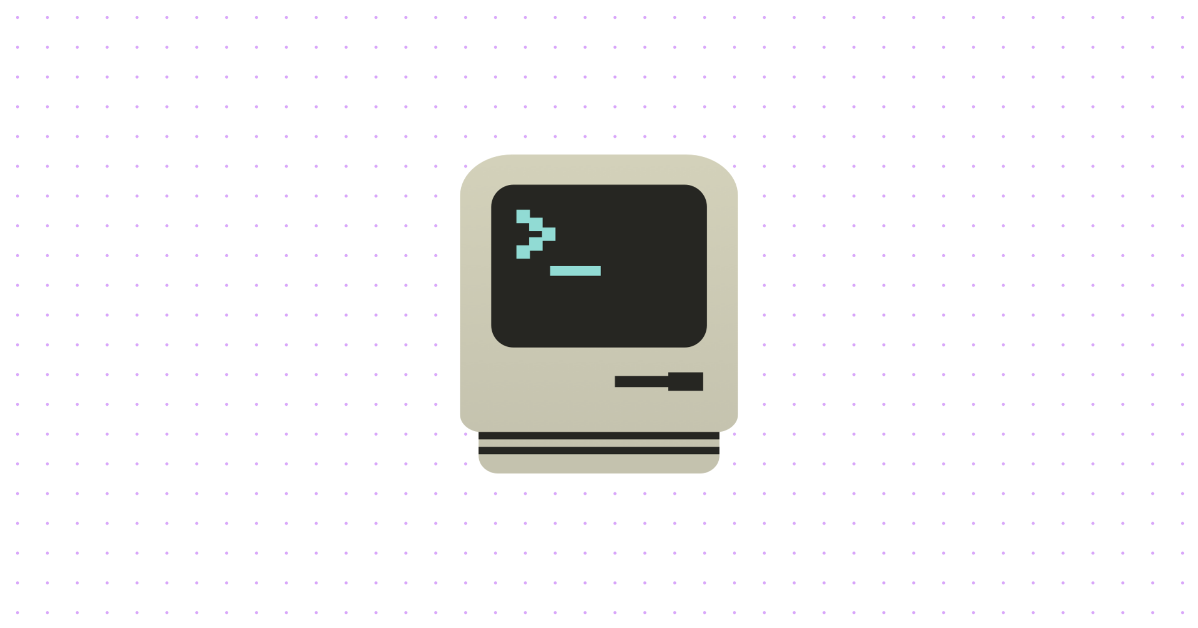 Retro Computer Logo for Sale - Bootstrap Logos