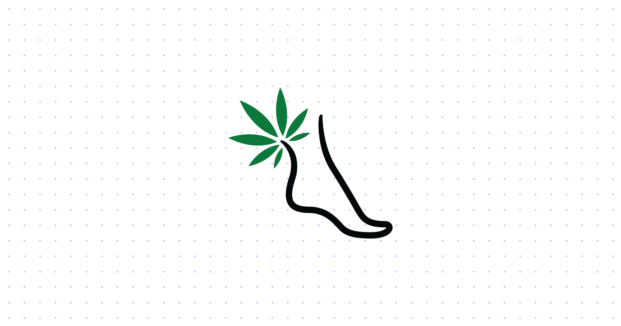 Medical Cannabis Leaf Foot Logo for Sale - Bootstrap Logos